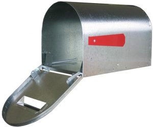 Round Rural – Galvanised – Wooden, Metal, Rural Mailboxes & Letterboxes ...